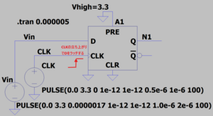 SPICEの小瓶(58) LTspice、dflopの挙動、デフォルト遅延0なのよ | デバイスビジネス開拓団